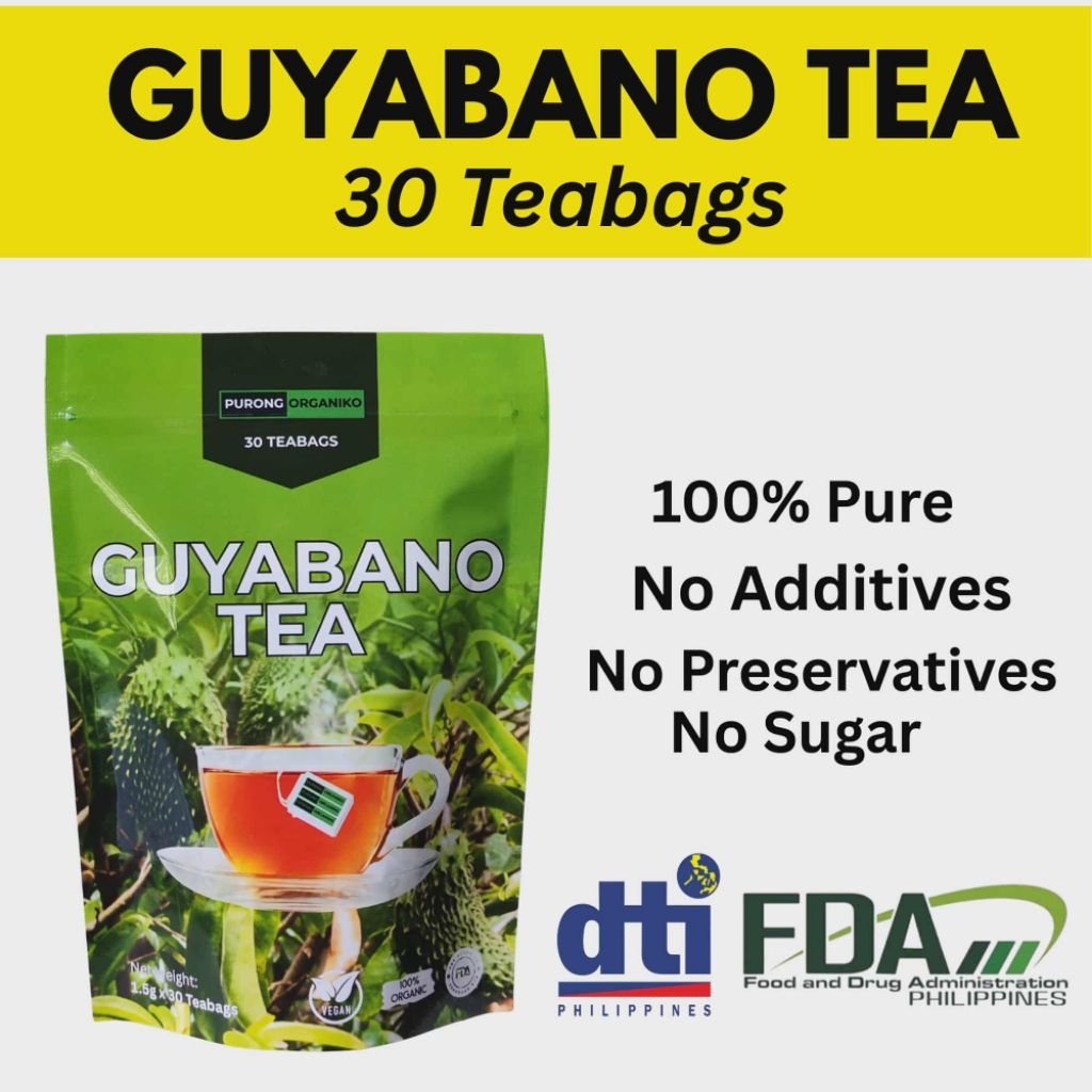 PURE GUYABANO LEAF TEA/FDA APPROVED/BY PURONG ORGANIKO | Shopee Philippines