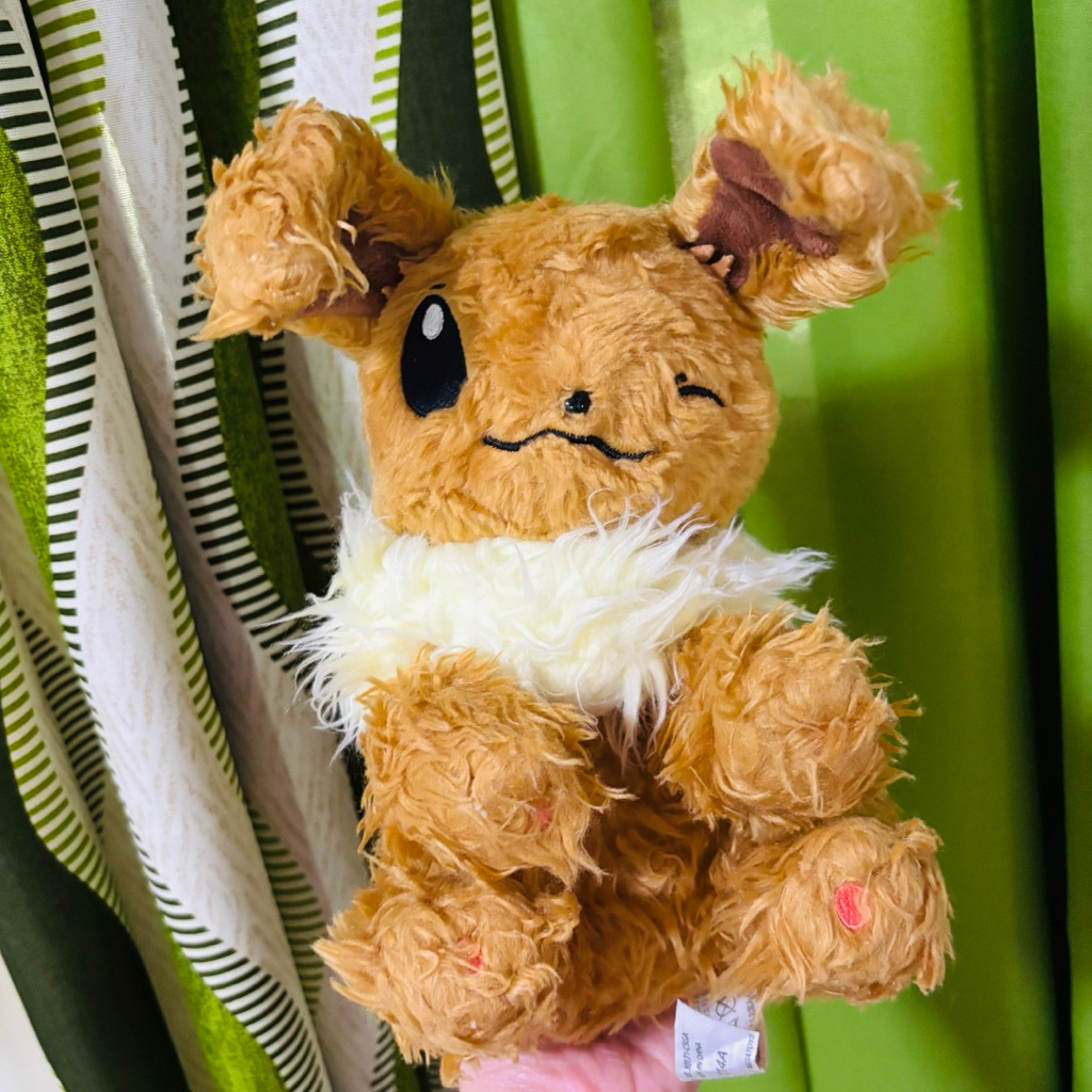 RARE Pokemon Scruff A Luvs Eevee plush | Shopee Philippines