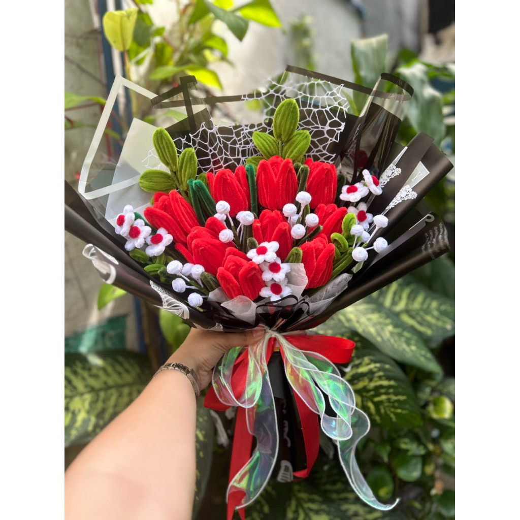 Flower Bouquet Fuzzy Wire for Valentine’s Day | Shopee Philippines
