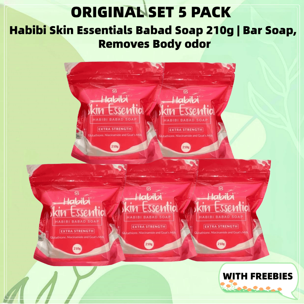 ORIGINAL SET 5PACK Habibi Skin Essential Babad Soap Extra Strength - 3 ...