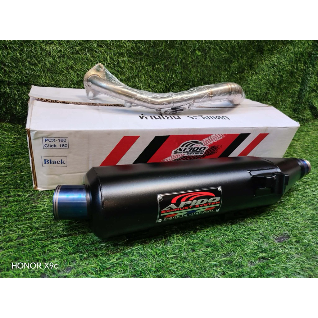 APIDO PIPE PCX160 V4 TITANIUM TIP (MADE IN THAILAND ORIGINAL) | Shopee ...