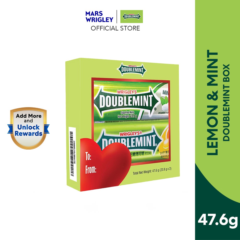 DOUBLEMINT Mints Lemon Tin 23.8g, DOUBLEMINT Mints Peppermint Candy 35s ...