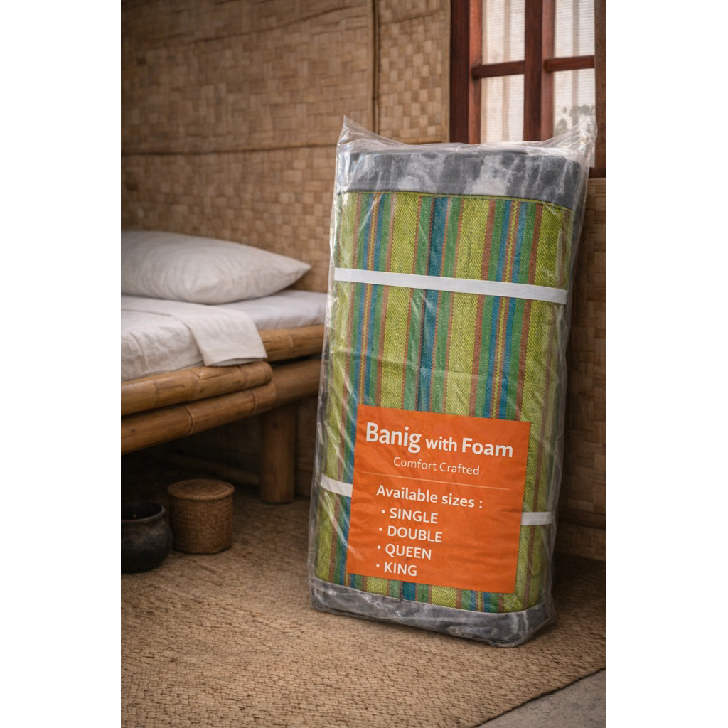 Foldable Foam with Banig Single Double Family Queen | Shopee Philippines