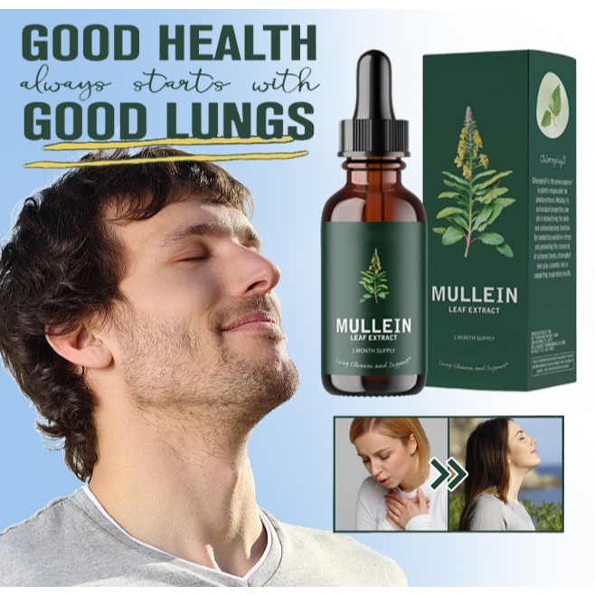 Mullein Leaf Extract Drops Mullein Drops Support Nose Cleanse ...