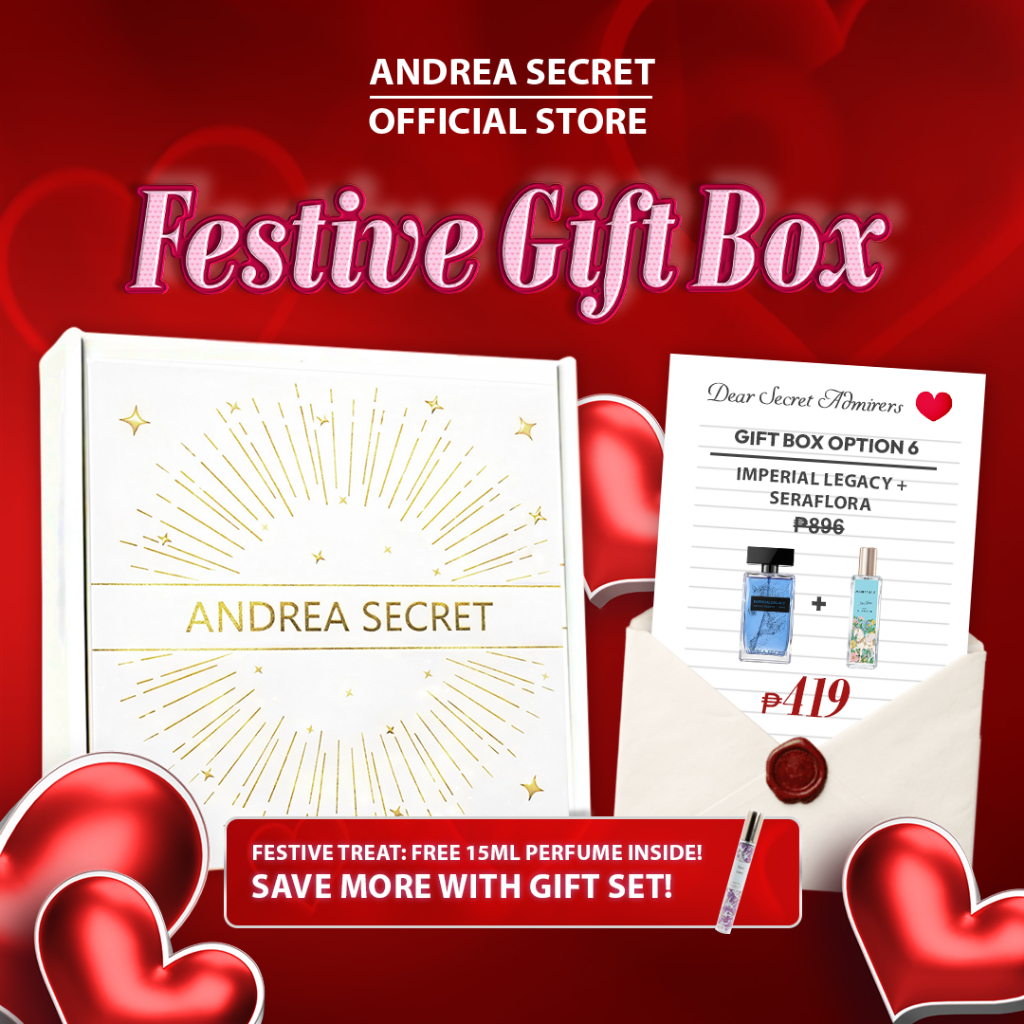 Andrea Secret Festive Gift Box Bundle 6| Imperial Legacy & Seraflora ...