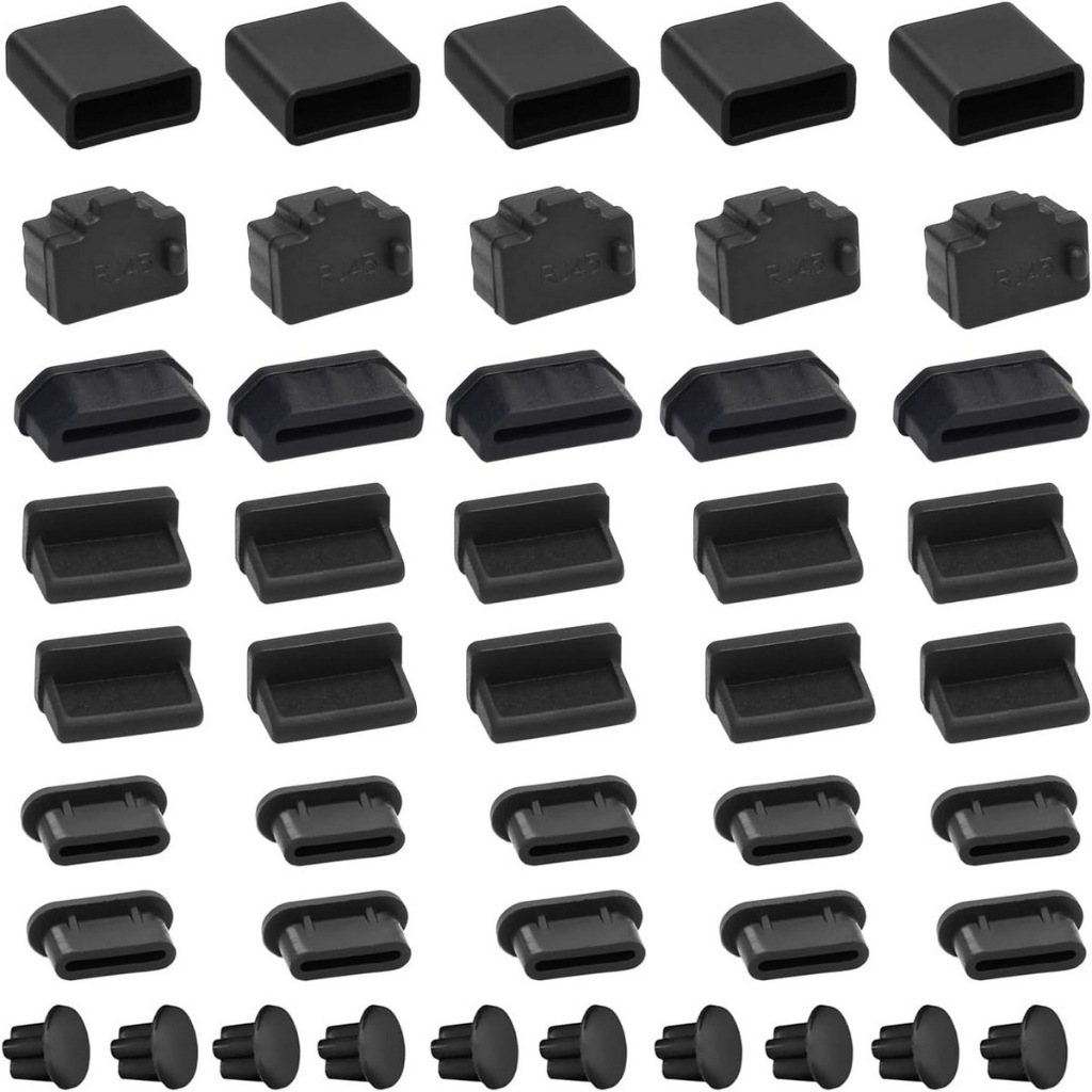 USB Port Cover Silicone Protection Caps Dust Plug for USB C, 3.5mm ...