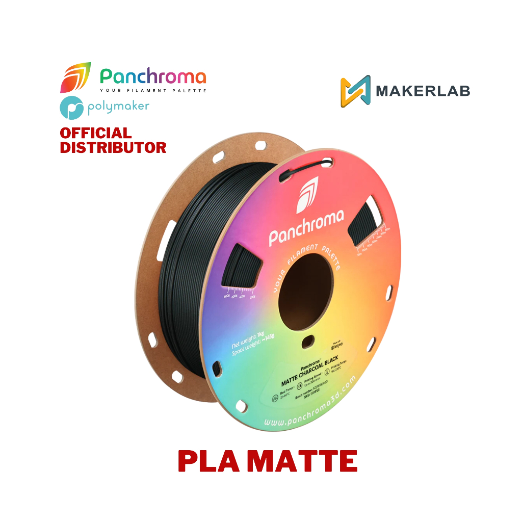 Polymaker Panchroma Matte PLA 3D Printer Filament 1.75mm 1KG | Shopee ...