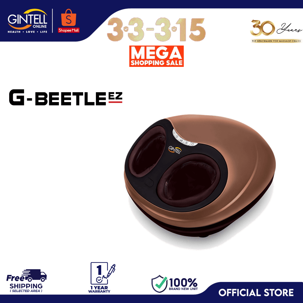 GINTELL G-Beetle EZ Foot Massager | Shopee Philippines