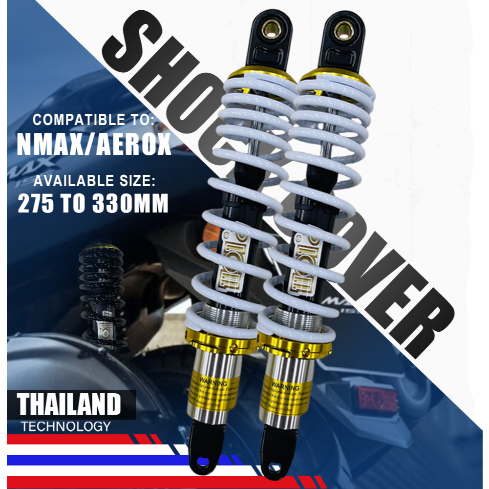 [LIVE EXCLUSIVE] NMAX, AEROX, PCX SHOCK ABSORBER ADJUSTABLE MOTORCYCLE ...