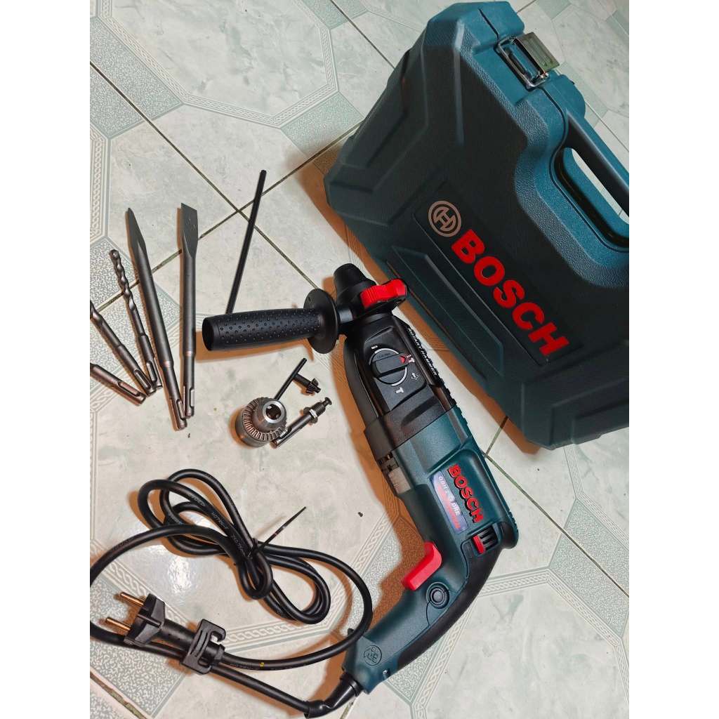 Bosch 26mm. 3 modes Rotary hammer chipping gun w/ drill adaptor ...