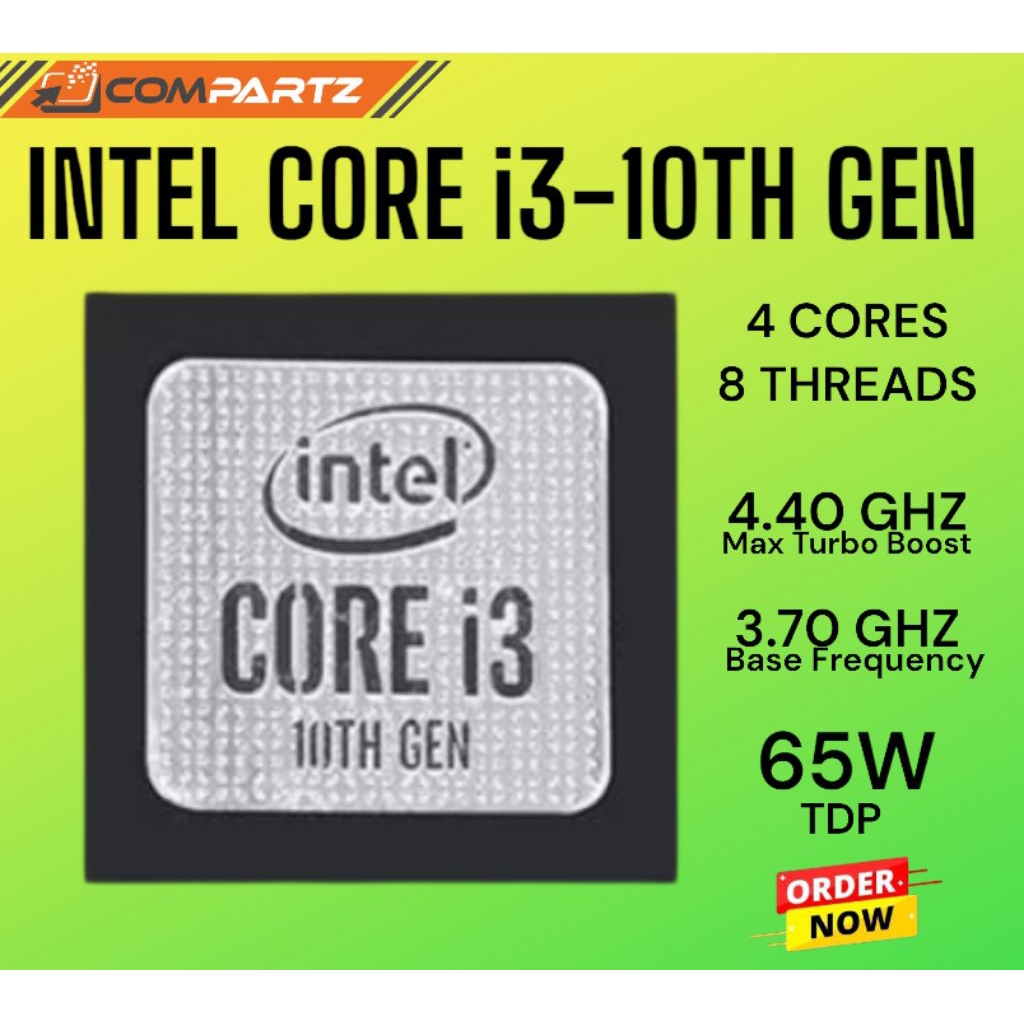 10TH Generation Intel Core i3 10105 Desktop Processor (Tray type ...