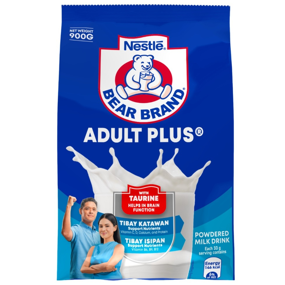 Bear Brand Adult Plus Milk Powder 900g | Shopee Philippines