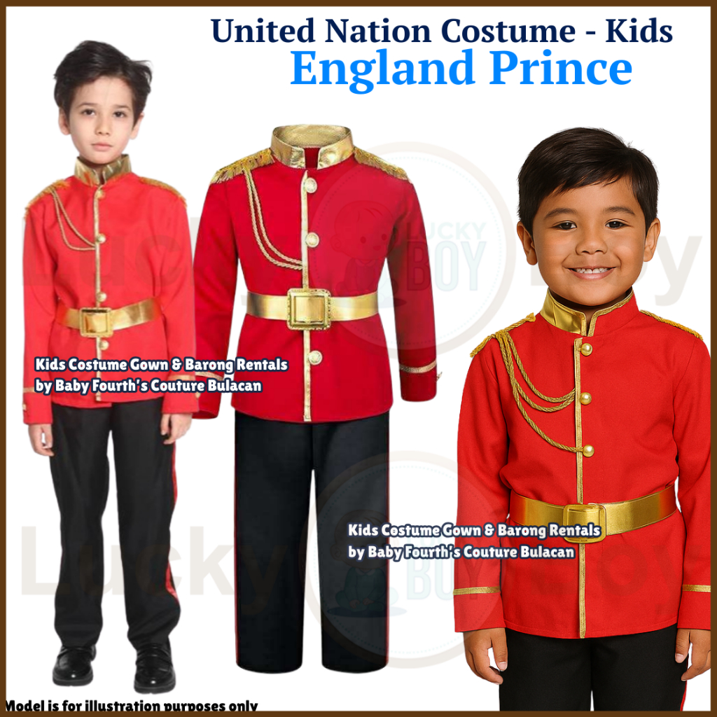 United Nation England Scotland Ireland British Prince Costume National ...