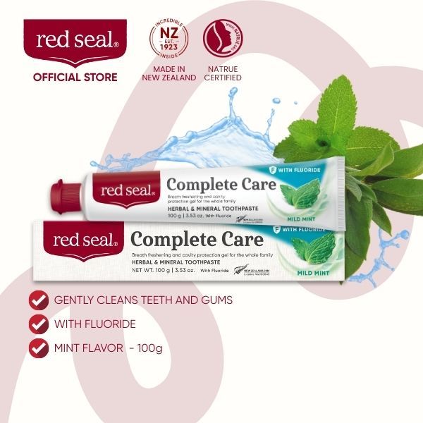 Red Seal Complete Care Mint Toothpaste 100g (with Flouride) | Shopee ...