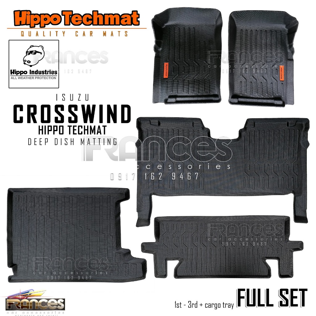 Isuzu Crosswind / Sportivo 2002-2021 Original Hippo Techmat Brand Deep ...