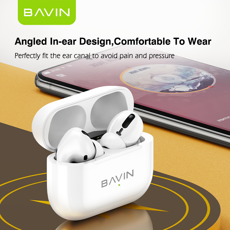 BAVIN TWS Wireless Bluetooth BA-33 5.3 Long Endurance And Touch Control ...