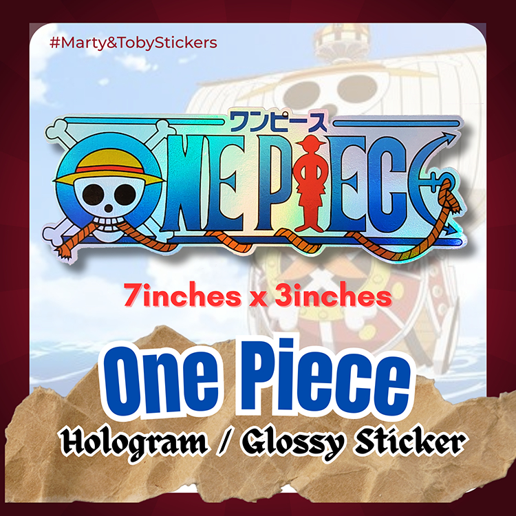 One Piece Fan Made Sticker (Holographic / Glossy Sticker) | Shopee ...