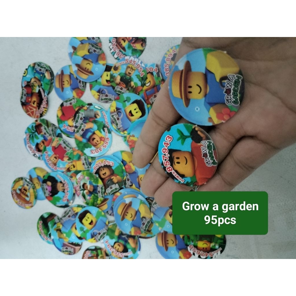 95pcs grow a garden pogs card game pog | Shopee Philippines