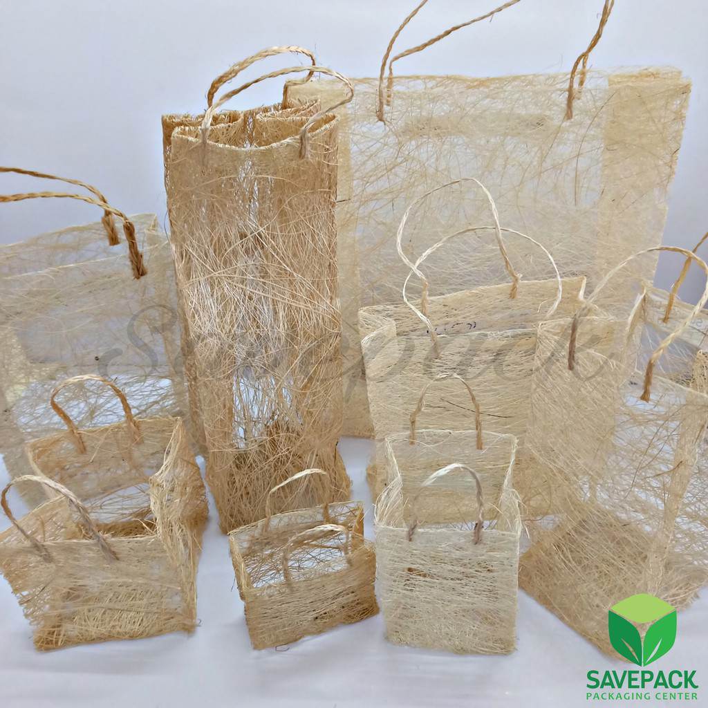 [10PCS] Native Abaca Scranch Gift Bags (MEDIUM-SIZE) | Shopee Philippines