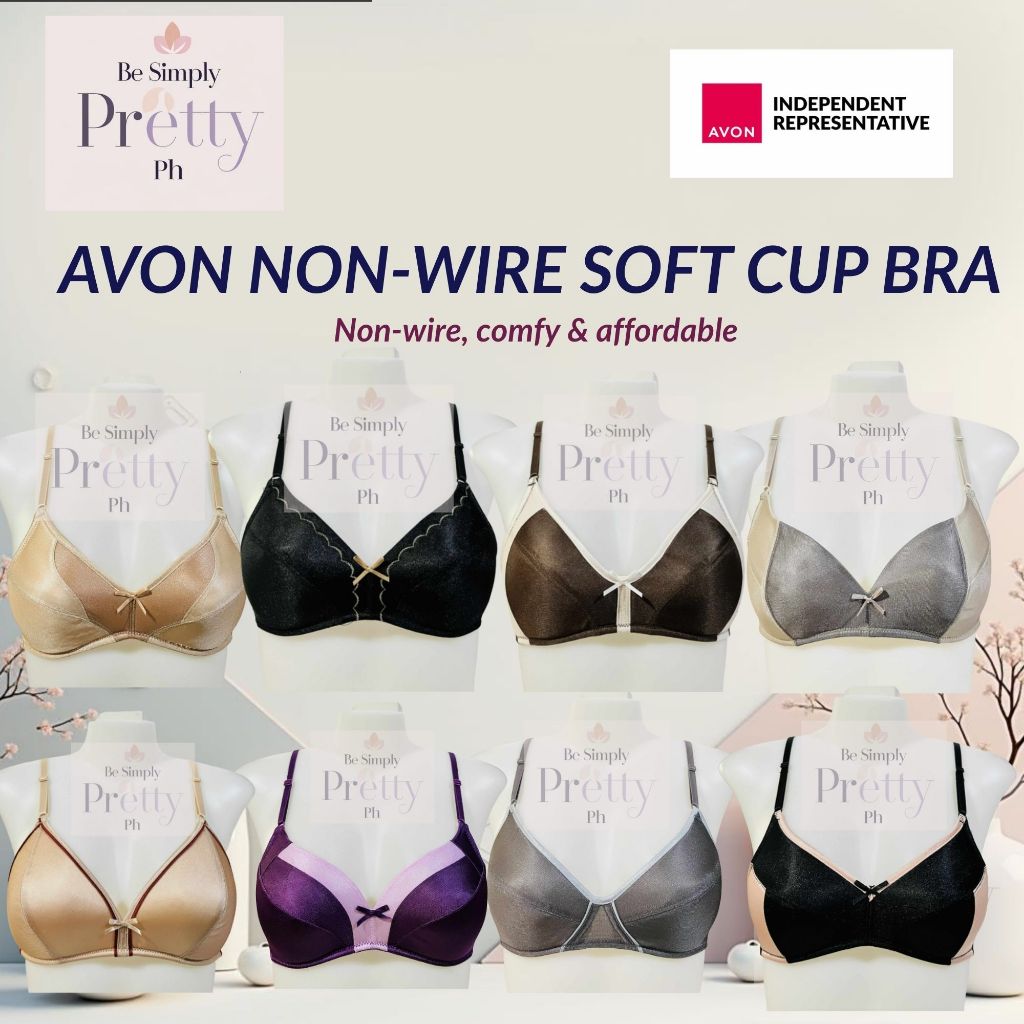 AVON NON-WIRE SOFT CUP EVERYDAY COMFORT BRA / WYN MARS ISSA SOL AVI AYA ...