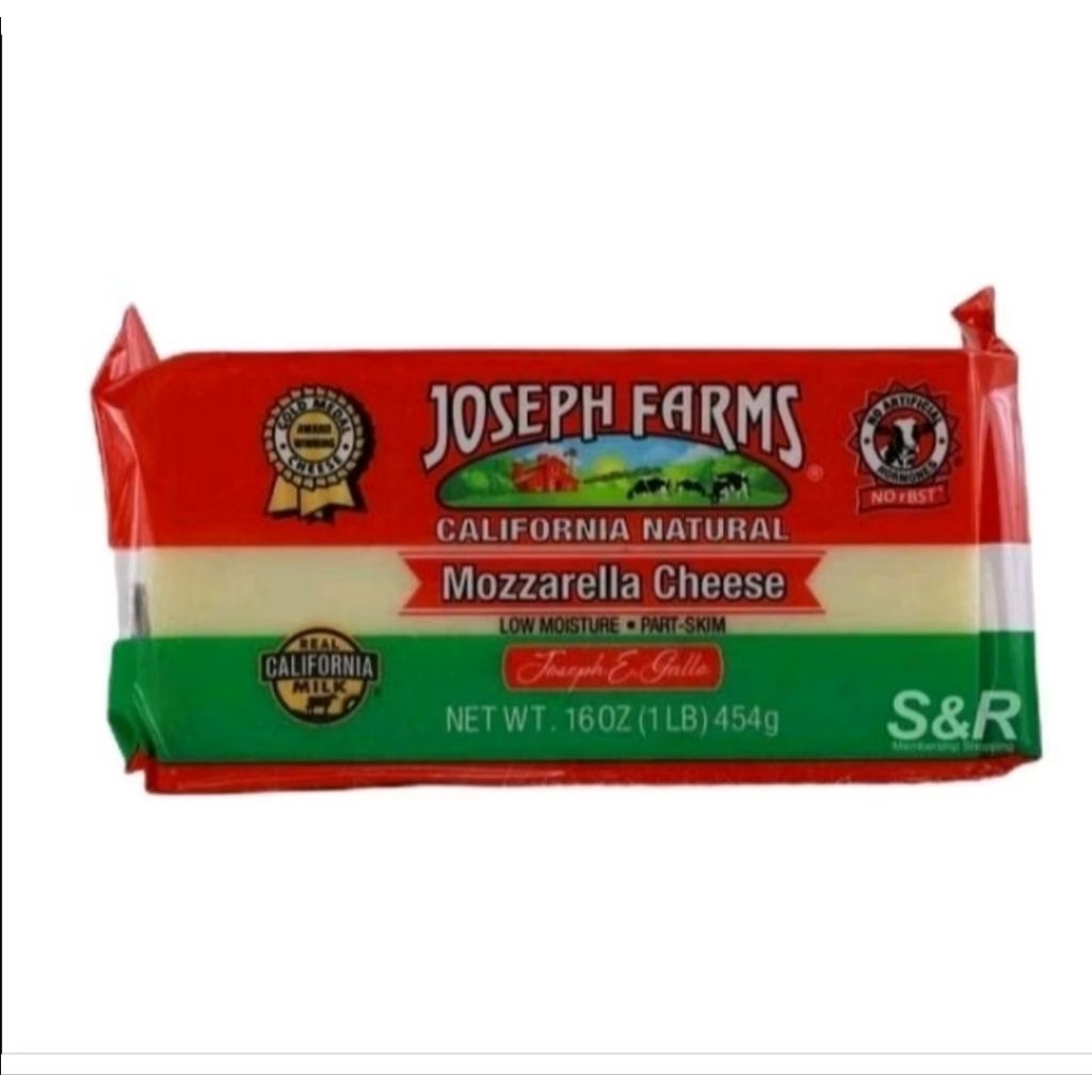 Joseph Farms Mozzarella Cheese 454g | Shopee Philippines