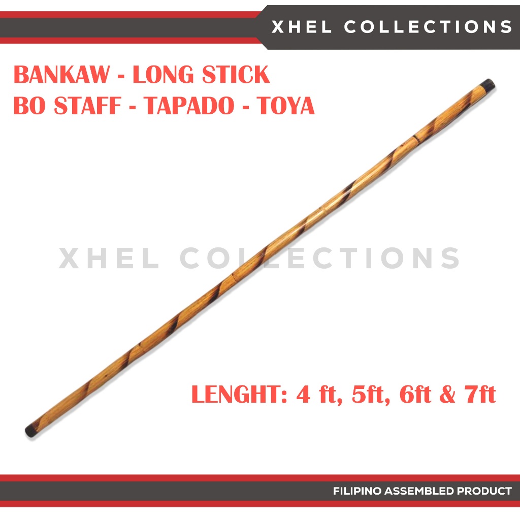 XHEL Bankaw Rattan 4ft / 4.59ft / 5ft / 6ft / 7ft – Long Stick, BO ...