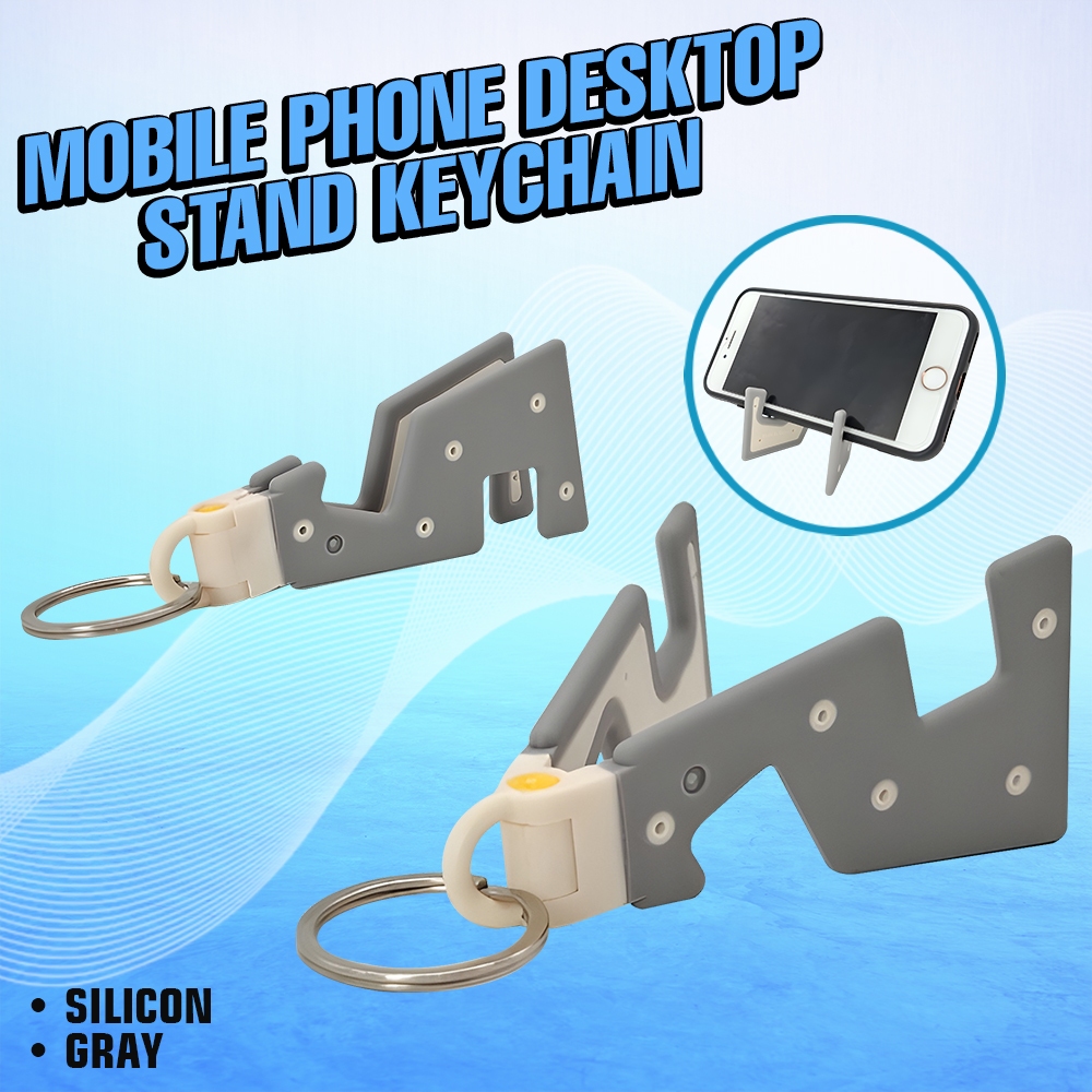 Folding KeyChain Holder Portable Mini Computer Stand Phone Tablet ...