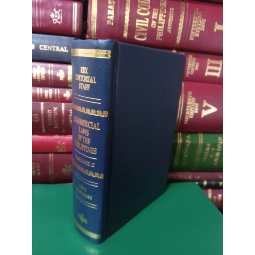 COMMERCIAL LAWS OF THE PHILIPPINES CODAL BOOK (USED) | Shopee Philippines