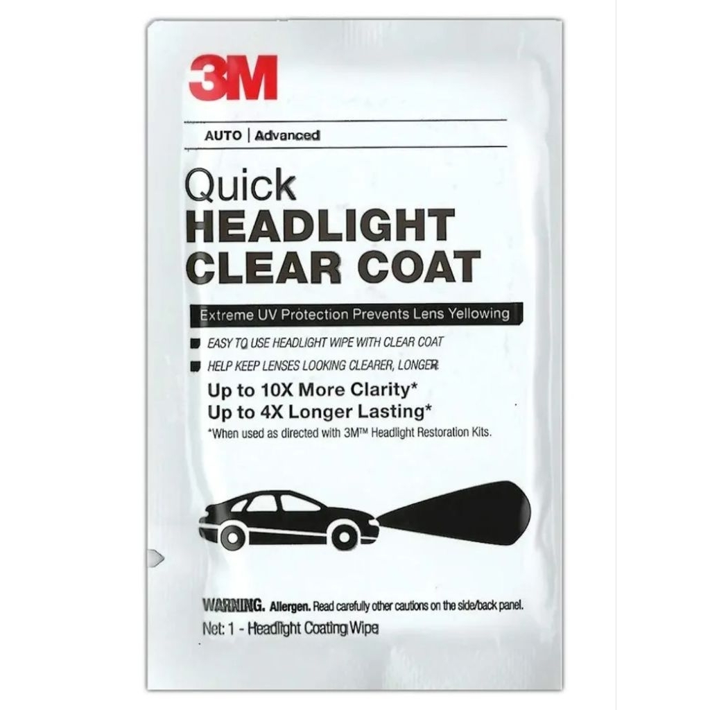 3M quick headlight clear coat extreme uv protection prevents lens ...