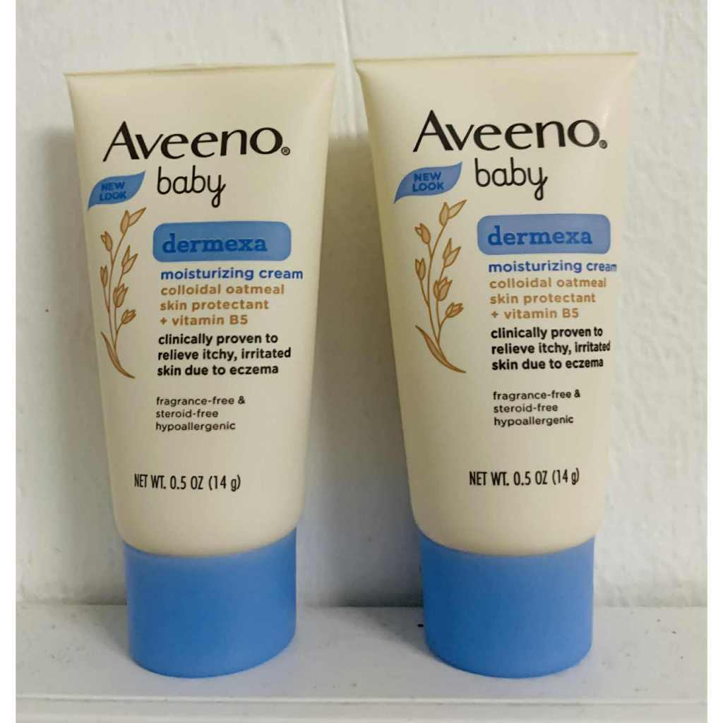 (BUY 1 TAKE 1) AVEENO Baby Dermexa Moisturizing Cream 14g | Travel Size ...