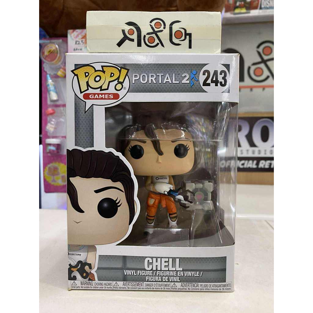 (R&G2) Funko POP! Portal 2 - Chell (243) With Boss Protector | Shopee ...