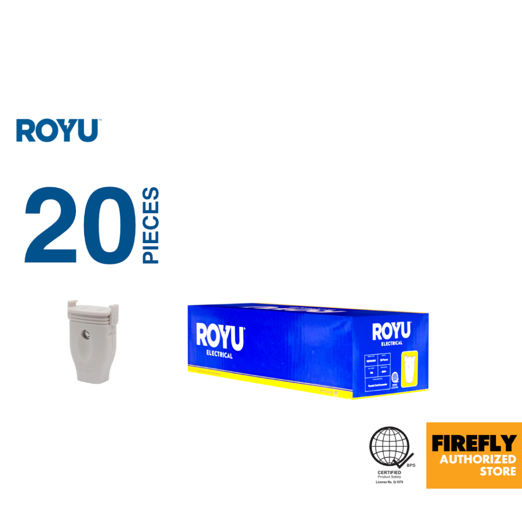 20pcs or 1 Box Royu Female Cord Connector REDOU601 | Shopee Philippines