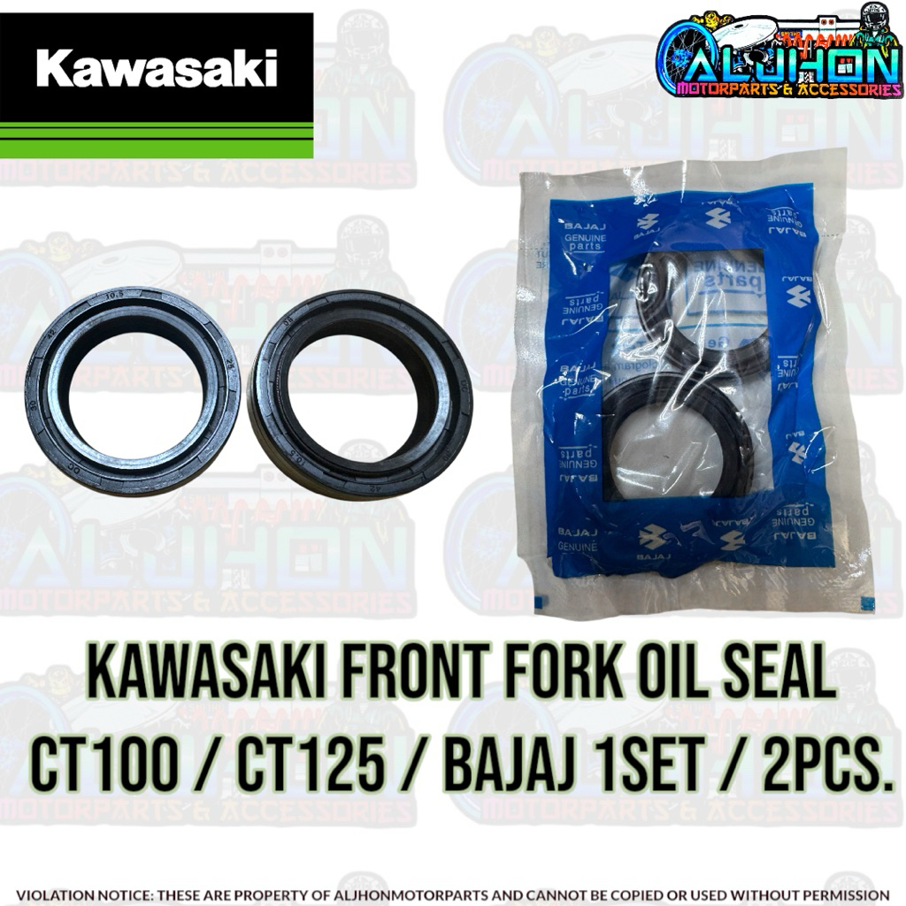 Fork Oil Seal CT100 / Wind 125 / CT125 ( 2 pcs / 1 set ) Bajaj Parts ...