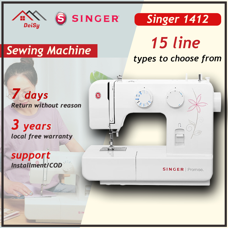 Brand New Singer 1412 Heavy Duty Portable Sewing Machine 15 Stitch ...