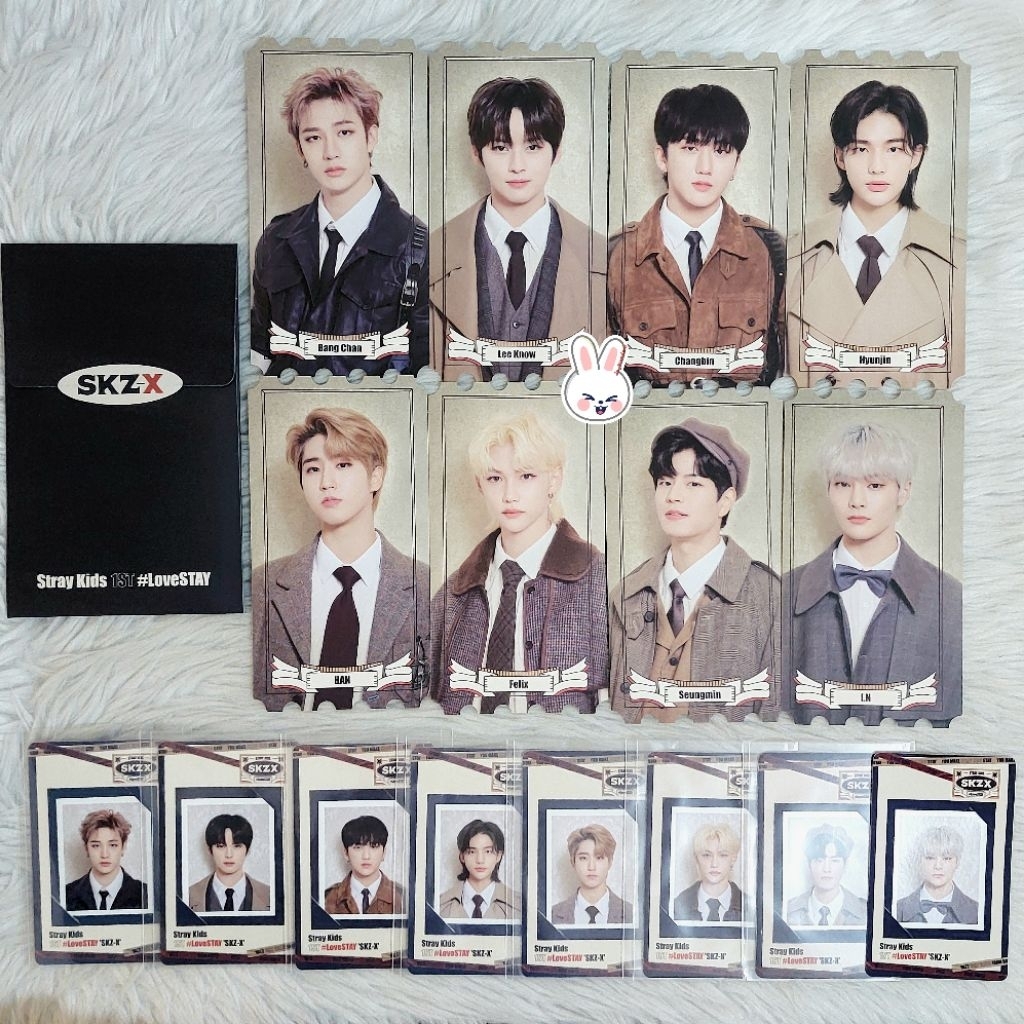 STRAY KIDS SKZ SKZ-X LOVESTAY 1st Fanmeeting Merch ticket id photo ...