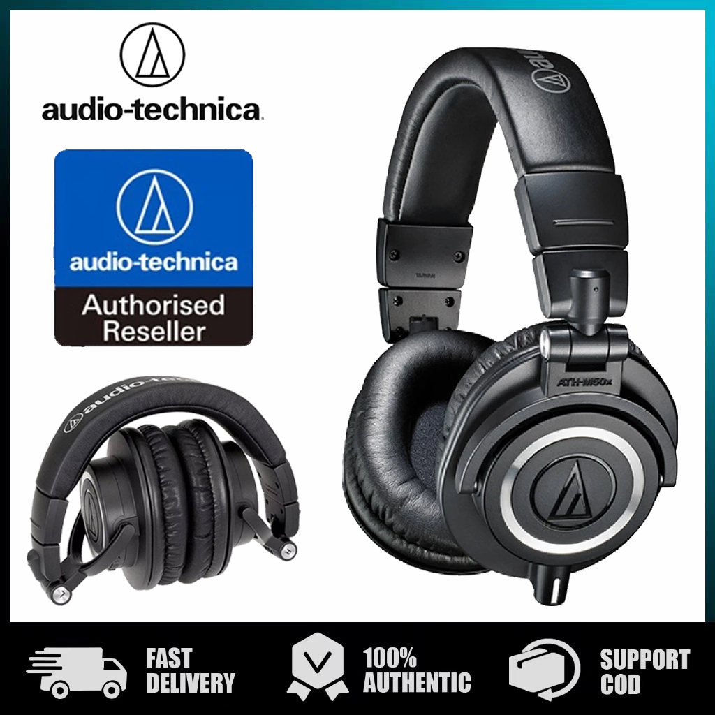 Audio-Technica ATH-M50X Studio Headphone - Pro Monitoring, Hi-Fi Sound ...
