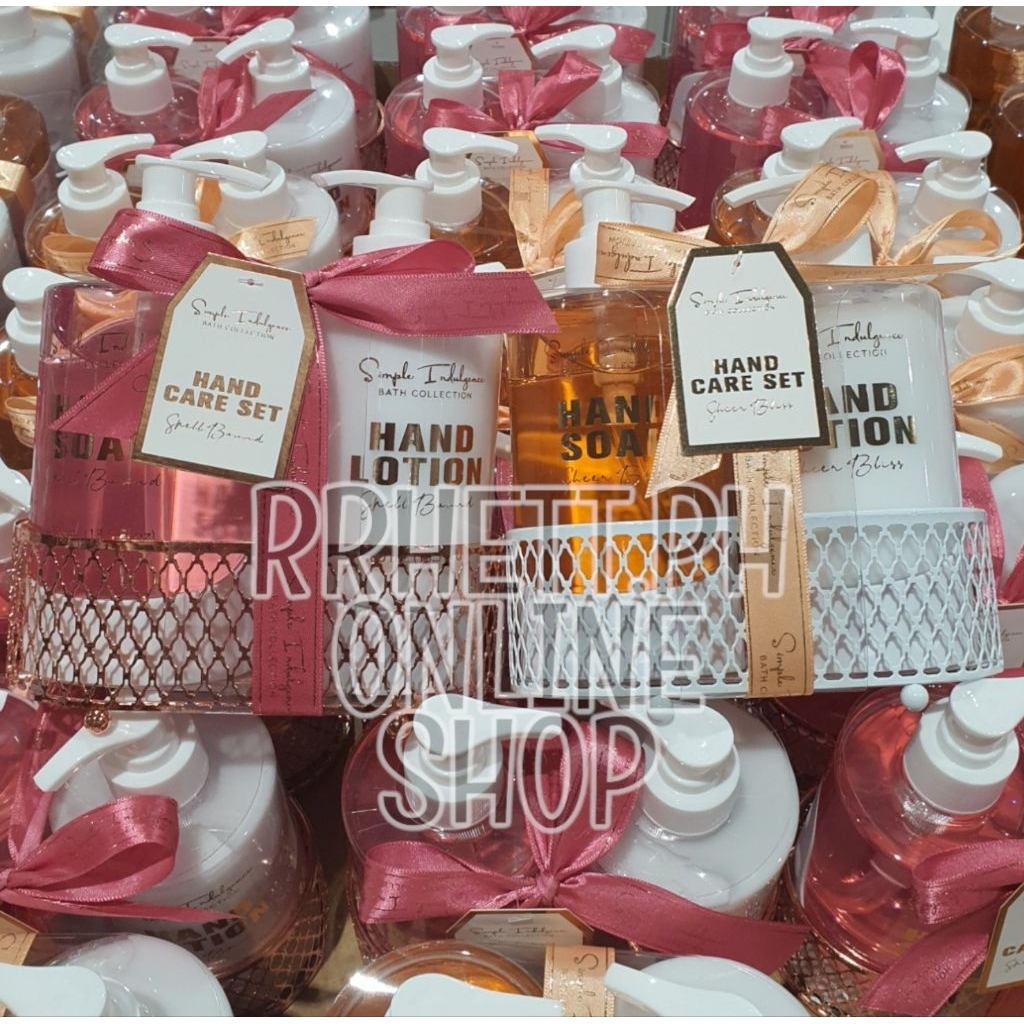 rrhett.ph RS# 2pc SIMPLE INDULGENCE HAND LOTION & SOAP GIFT SET BEAUTY ...