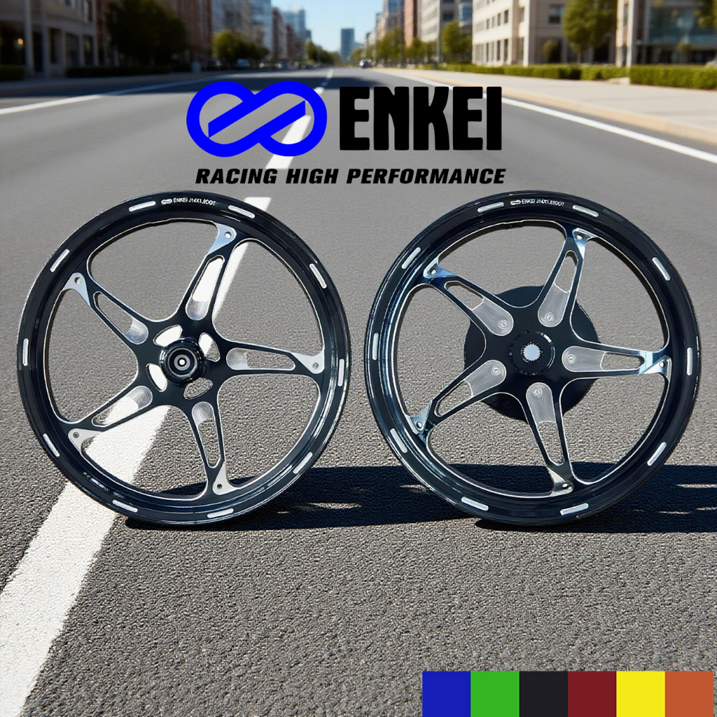 ENKEI MAGS CNC FOR honda beat click110 and yamaha mio i 125 mio m3 14S ...