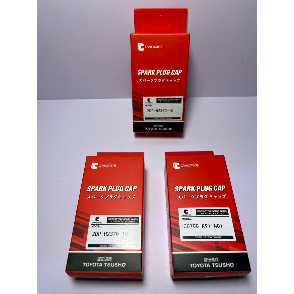 CWORKS SPARKPLUG CAP WITH RESISTOR | Shopee Philippines
