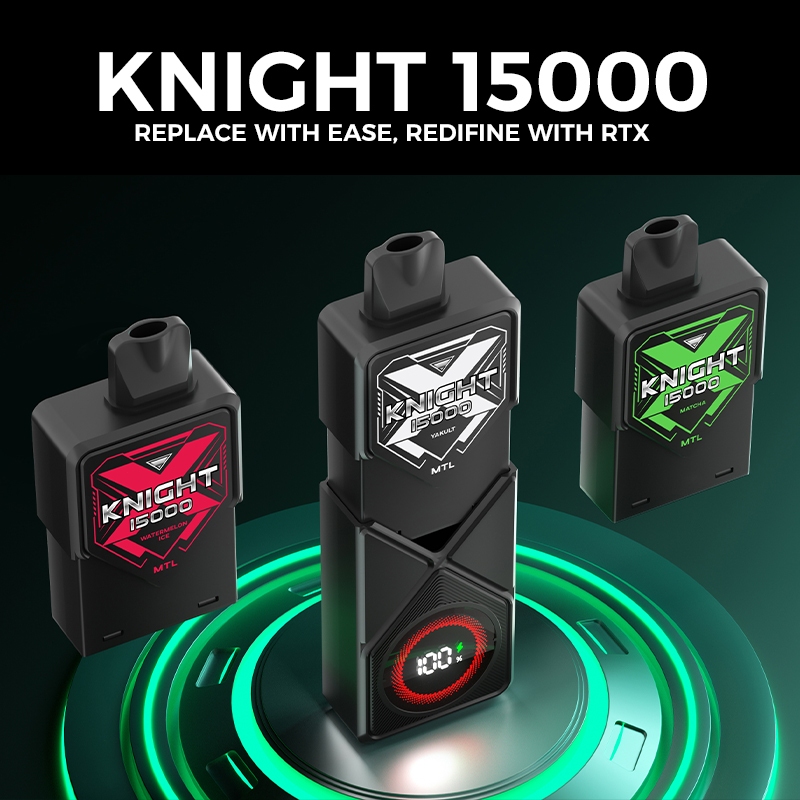 RTX KNGIHT Black Elite V2 12K Pods/Battery Legit/Original (XBLACK)(RTX ...
