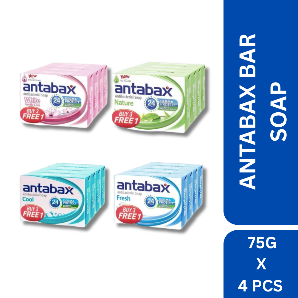 Antabax Antibacterial Soap BUY 3 GET 1 FREE 75g | Shopee Philippines