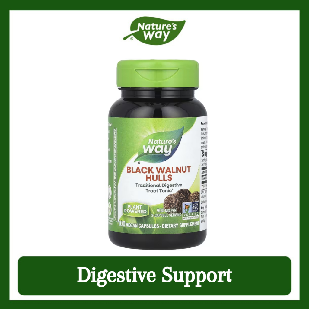 Nature's Way, Black Walnut Hulls ( Helps Soothe Digestive Tract ...