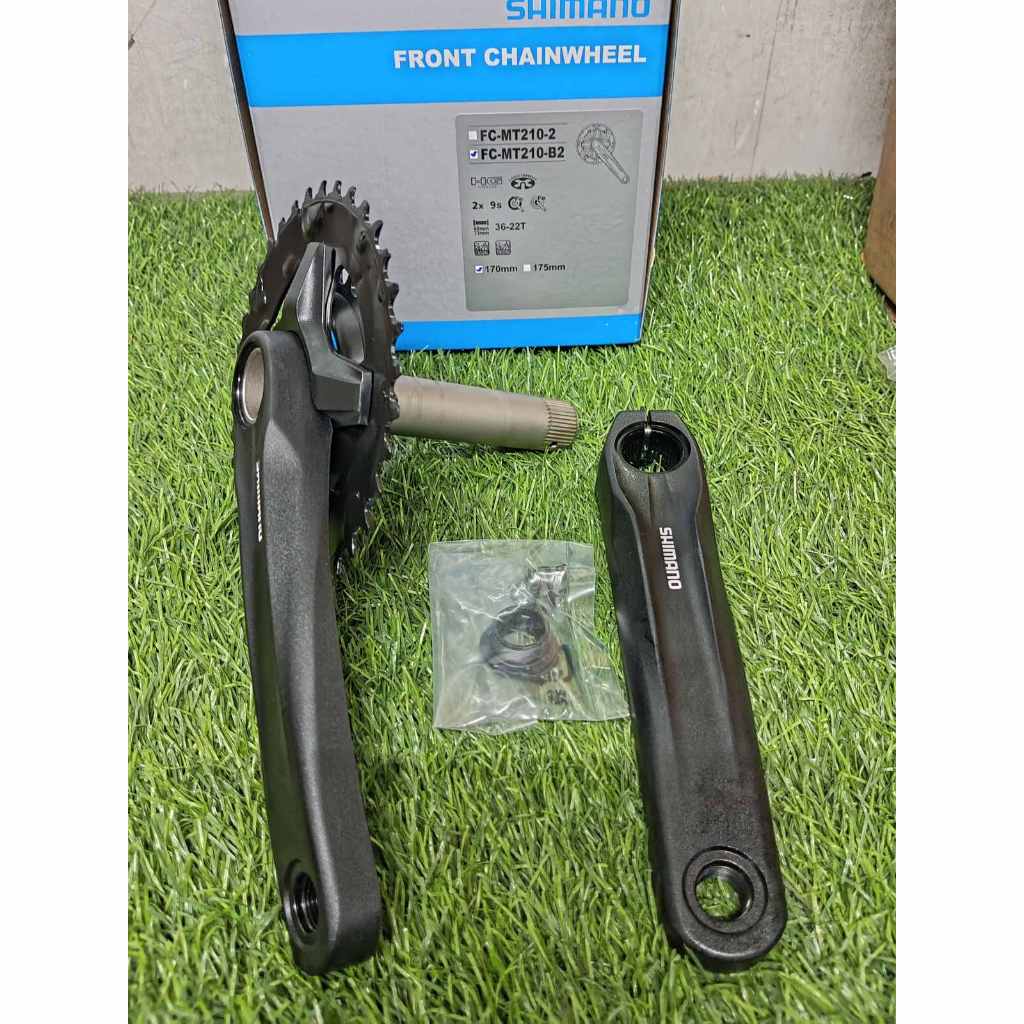 Shimano FC-MT210-B2 Crankset - 2x9-Speed 36-22T Hollowtech II 170mm ...