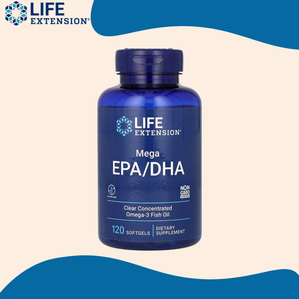 Life Extension, Mega EPA/DHA ( Promotes Heart, Joint & Cognitive Health ...