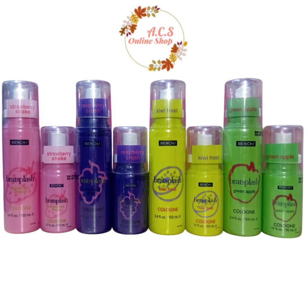 BENCH Bratsplash Cologne Rapsberry | Strawberry Crush | Green Apple ...