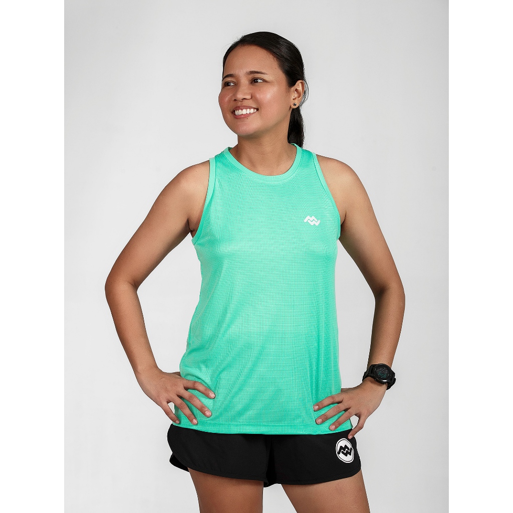 WOMEN'S RUNNING SINGLET by MEGAWEAR (Bianchi) | Shopee Philippines