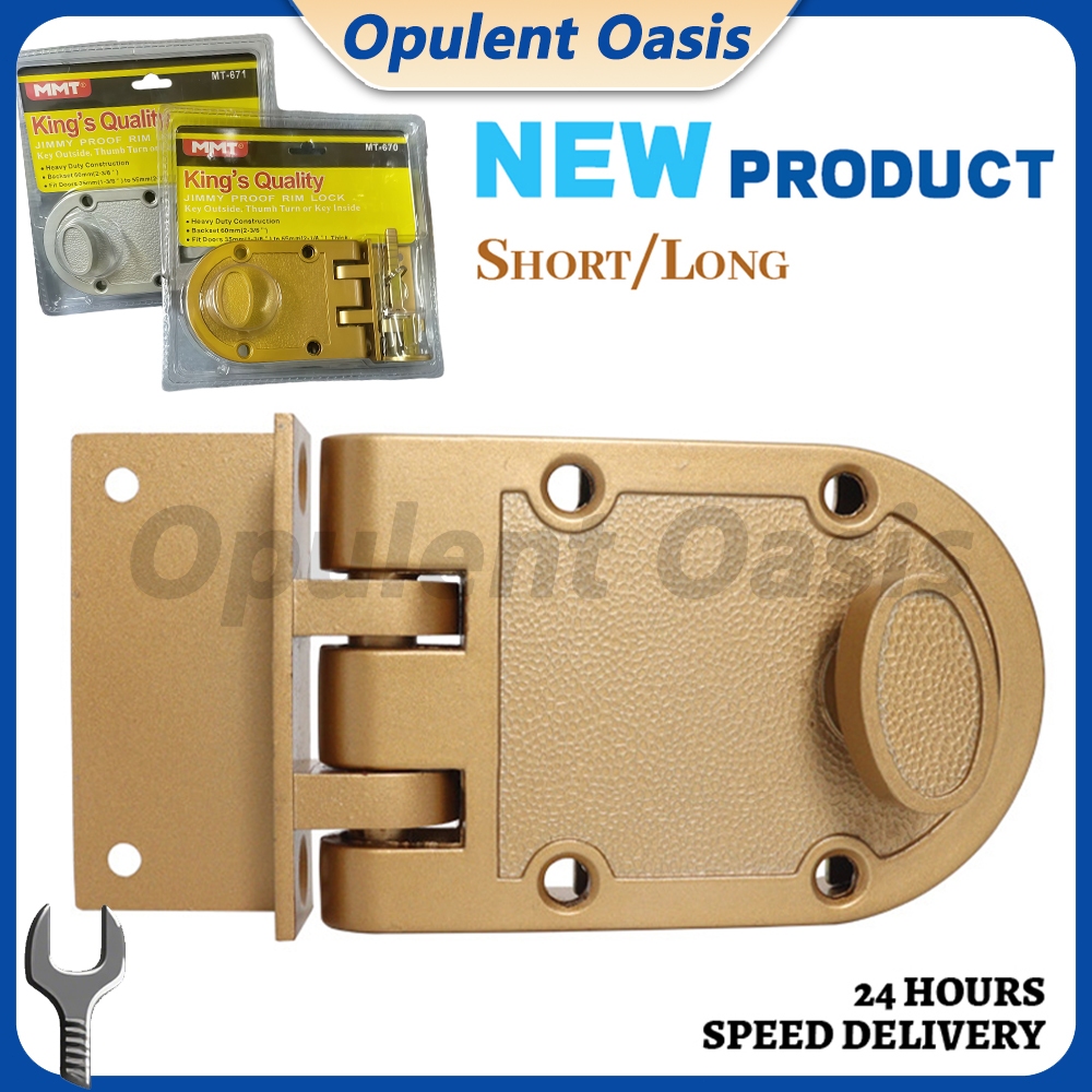 Aluminum Alloy Sliding Door Lock / Rim Lock - Single Or Double ...