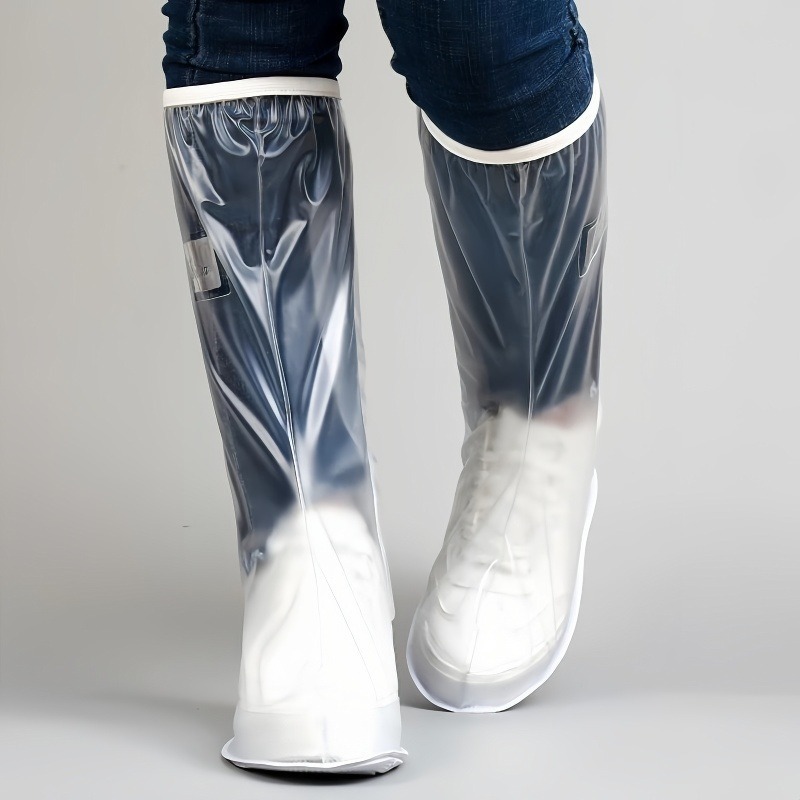 10 Pack Clear Rain Boot Protectors | Waterproof, Anti-Slip, Disposable ...