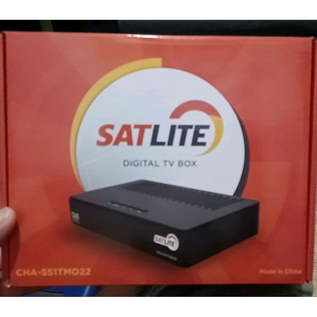 NEW SATLITE BOX WITH REMOTE BATTERY ADAPTOR AUXILLARY NO FREE LOAD ...