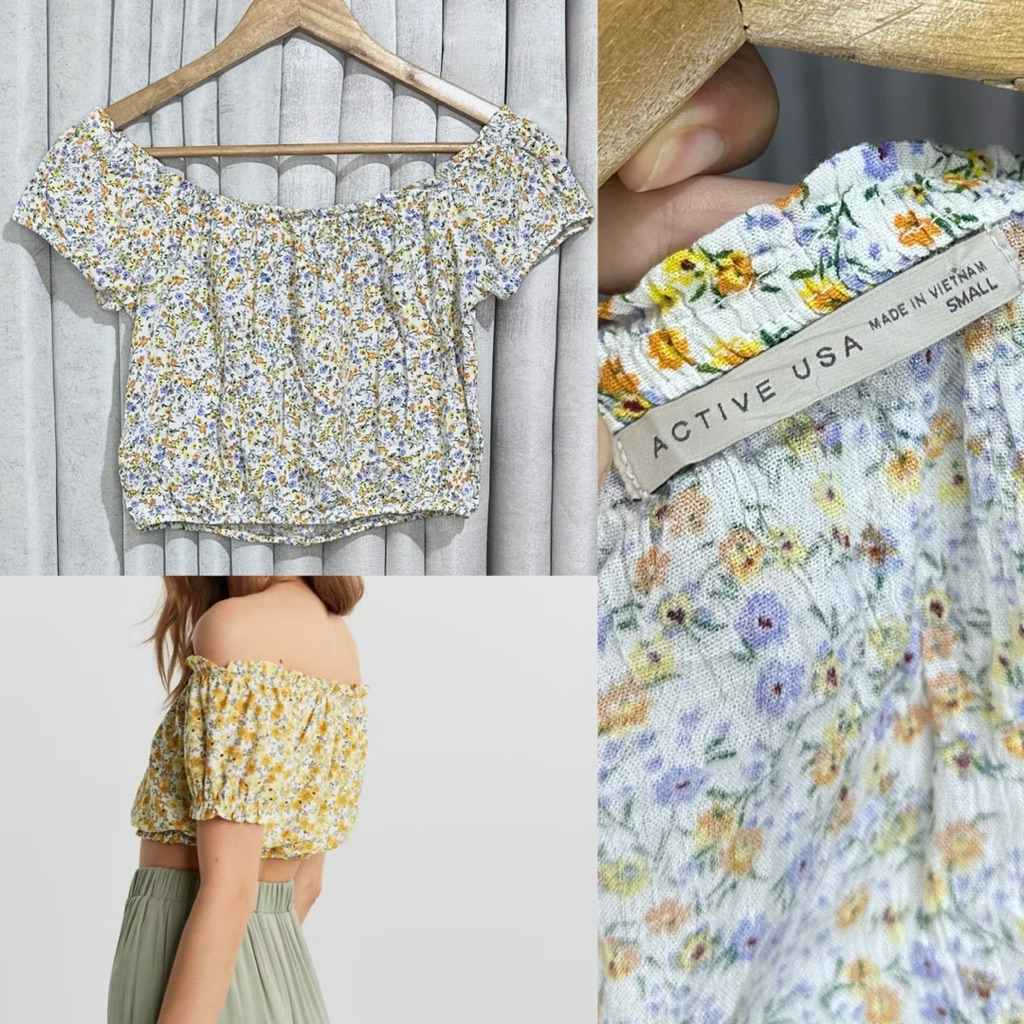 HQ BRANDED puff top S-M | Shopee Philippines